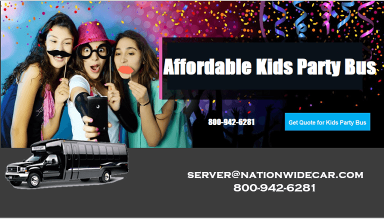 Affordable Kids Party Bus Rental - Kids Birthday Party Bus Rental, Kids ...