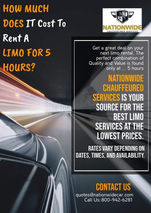 How Much Does It Cost To Rent A Limo For 5 Hours