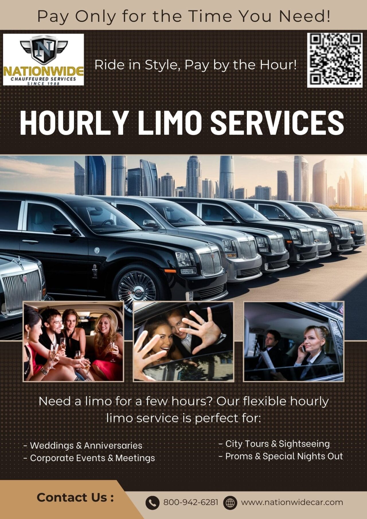 Affordable Hourly Limo Services | Limousine Rentals by the Hour