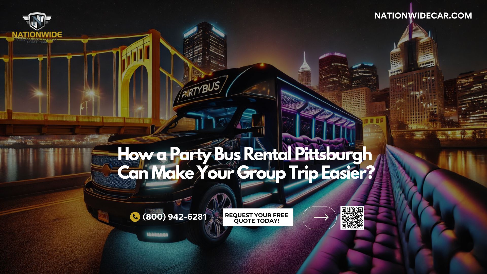 How a Party Bus Rental Pittsburgh Can Make Your Group Trip Easier?